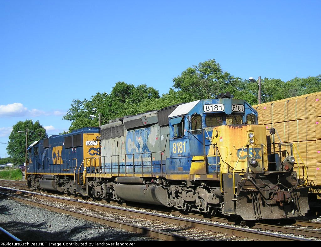 CSXT 8181 On CSX J 791 In The Yard At The North End Of New River Yd